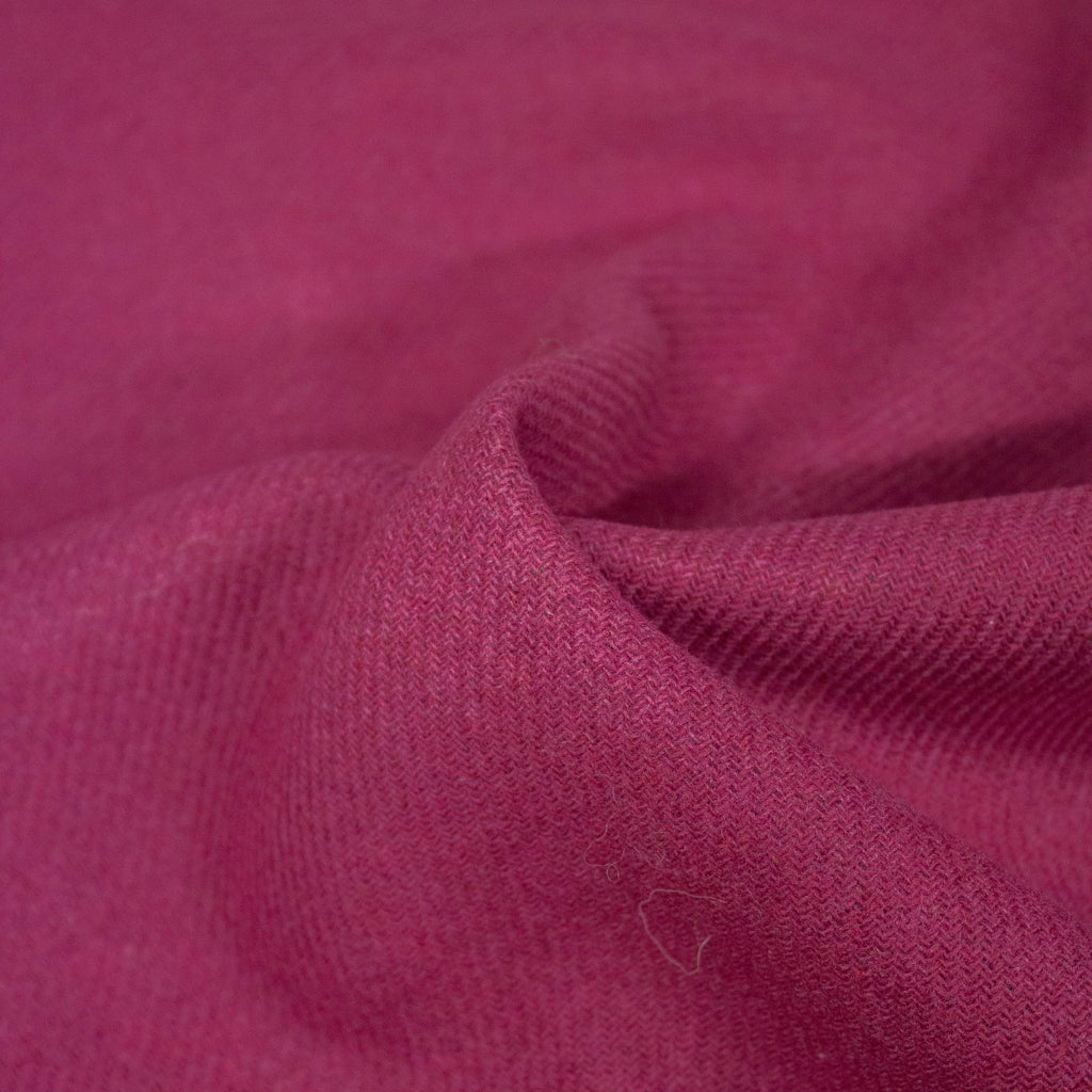 Virgin Wool Blend Double Face Fabric | Orchid Purple | Deadstock Purple ...