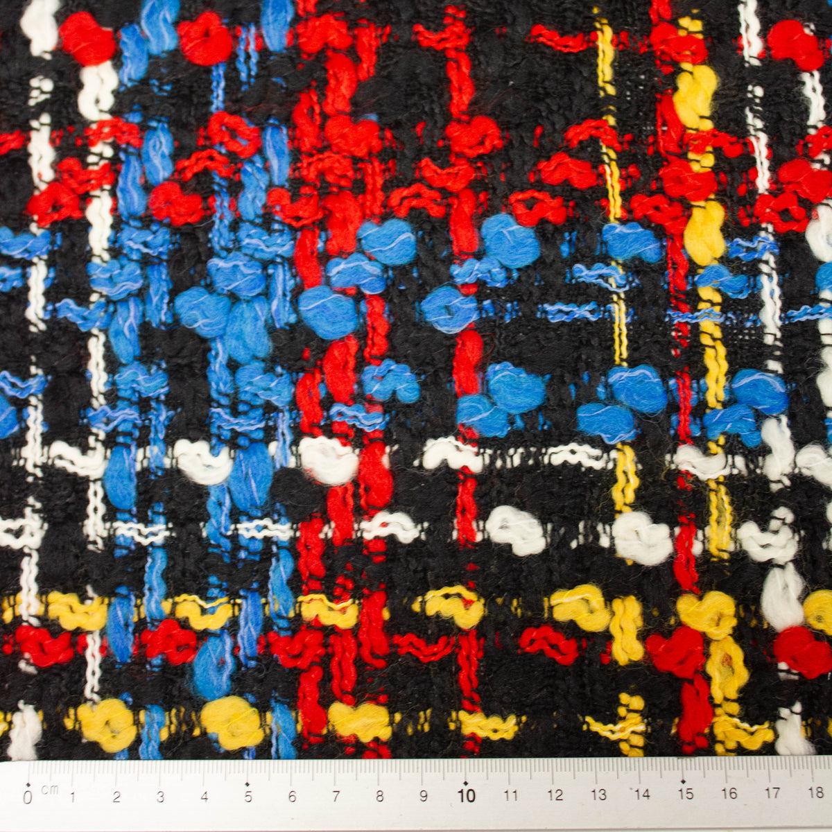 Fabe Multicolour Wool Tweed SHOWROOM SAMPLE 34CM X 60CM | THE FABRIC SALES