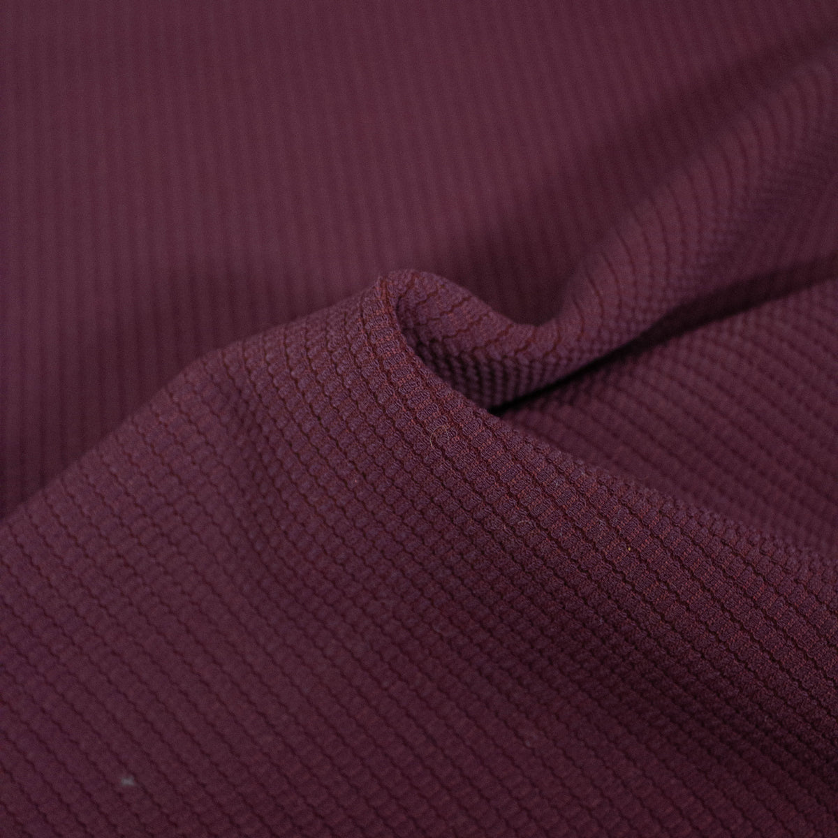 Burgundy Textured Polyester Fabric | THE FABRIC SALES