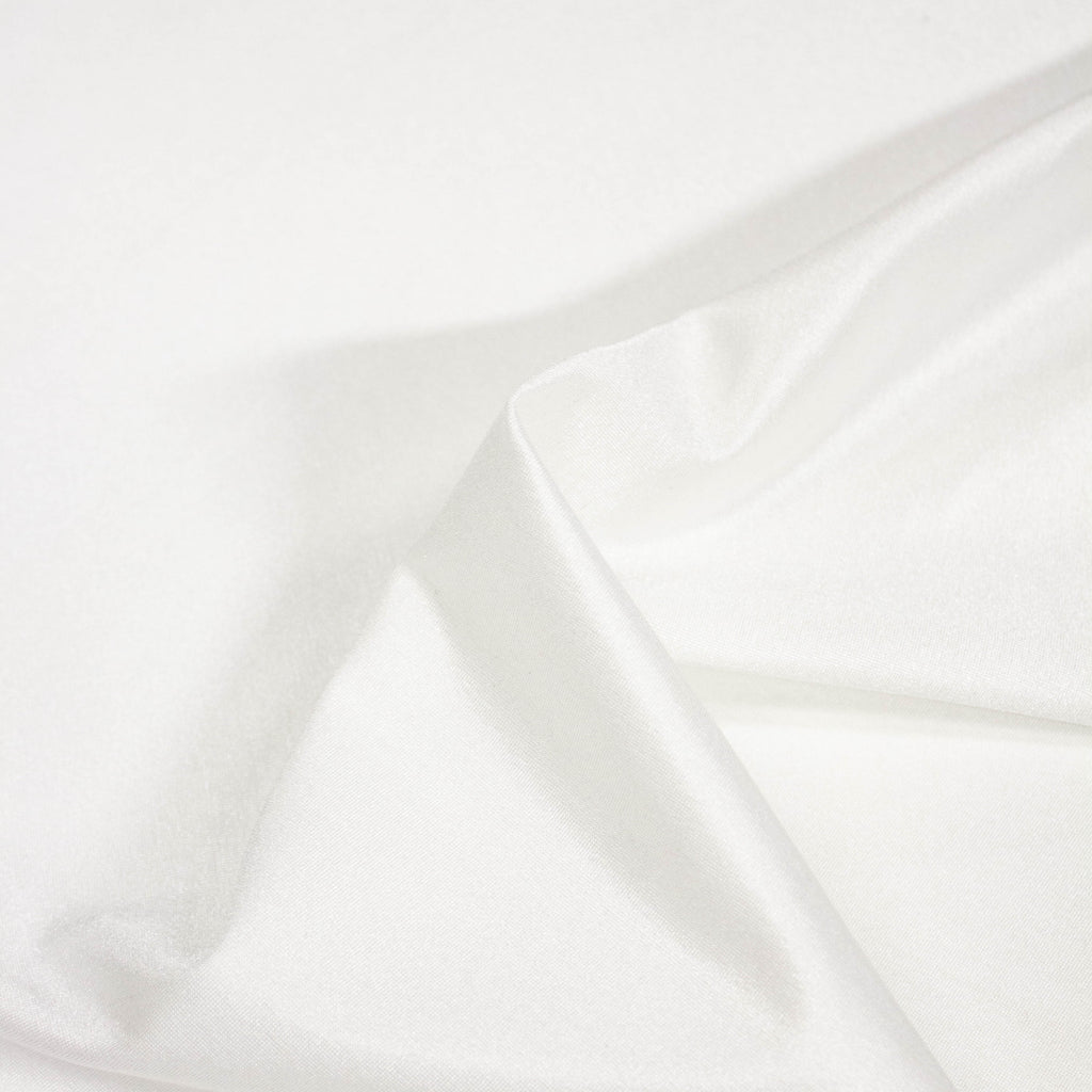 Lycra Fabric Pearl White Glossy | THE FABRIC SALES