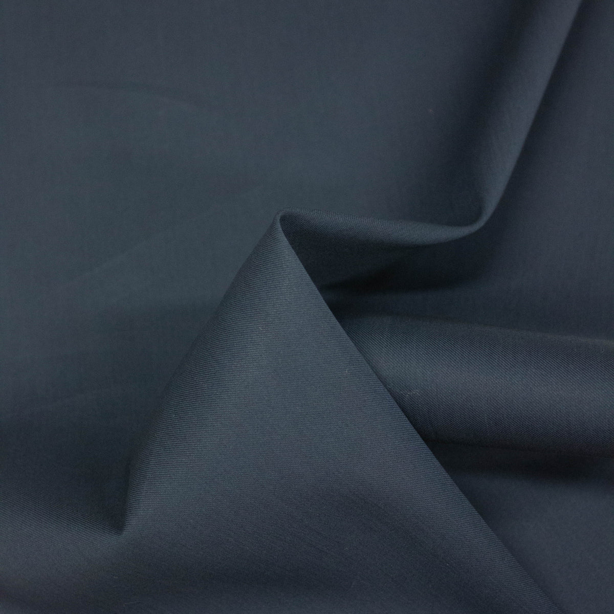 Beline Dark Blue Cotton Twill Fabric | THE FABRIC SALES