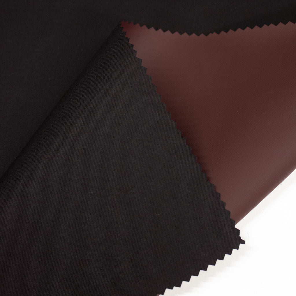 Black Virgin Wool Fabric Water Resistant | THE FABRIC SALES