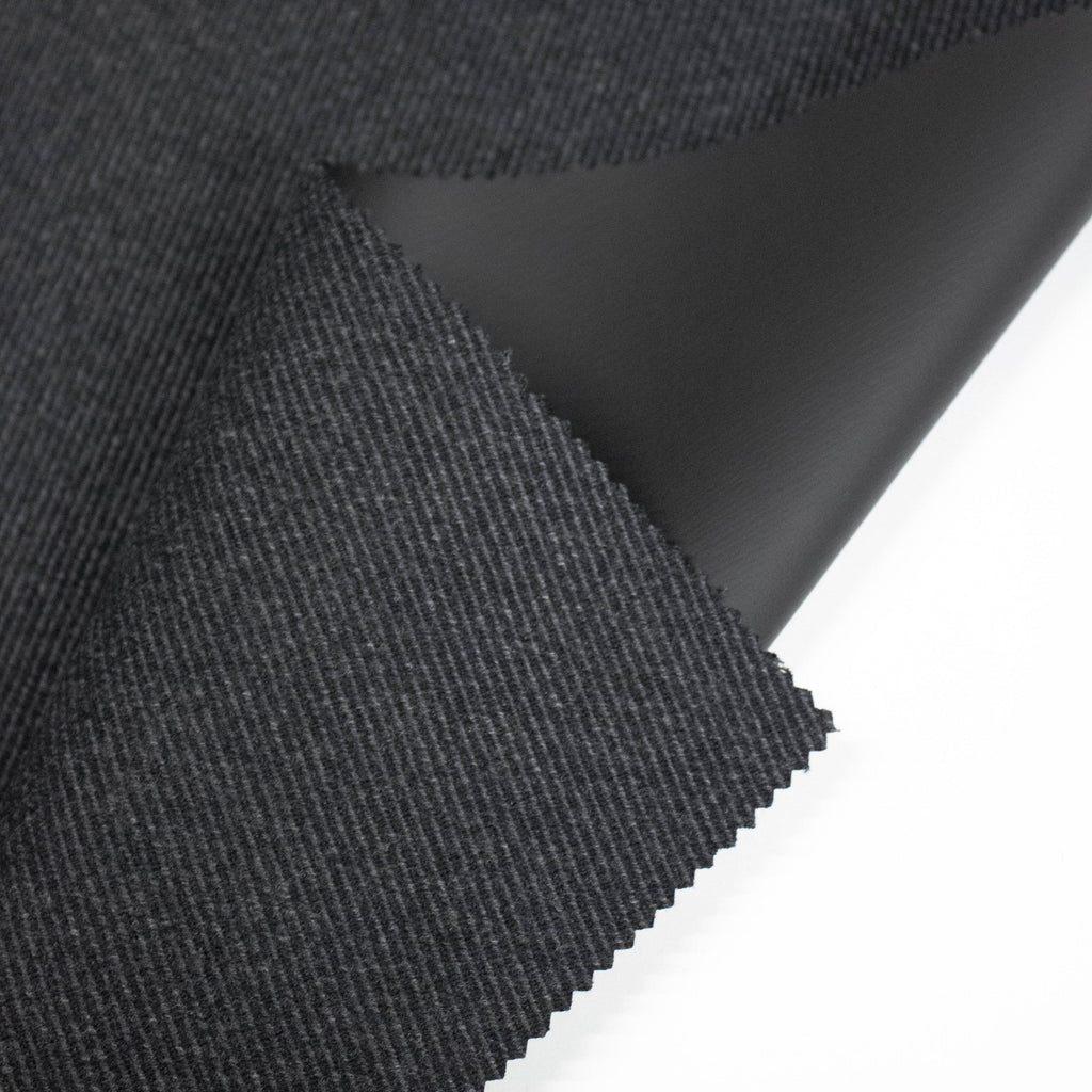 Grey Virgin Wool Fabric Water Resistant | THE FABRIC SALES