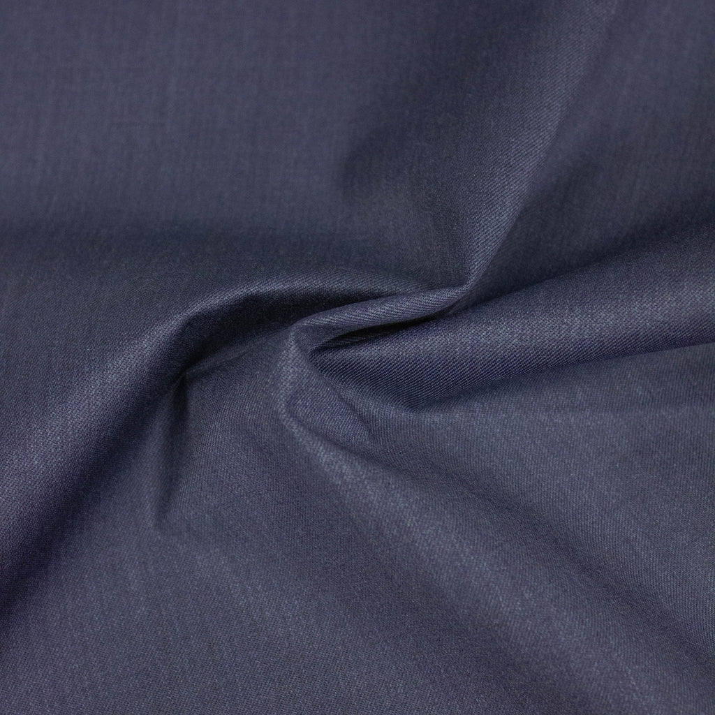 Blue Virgin Wool Fabric Water Resistant | THE FABRIC SALES