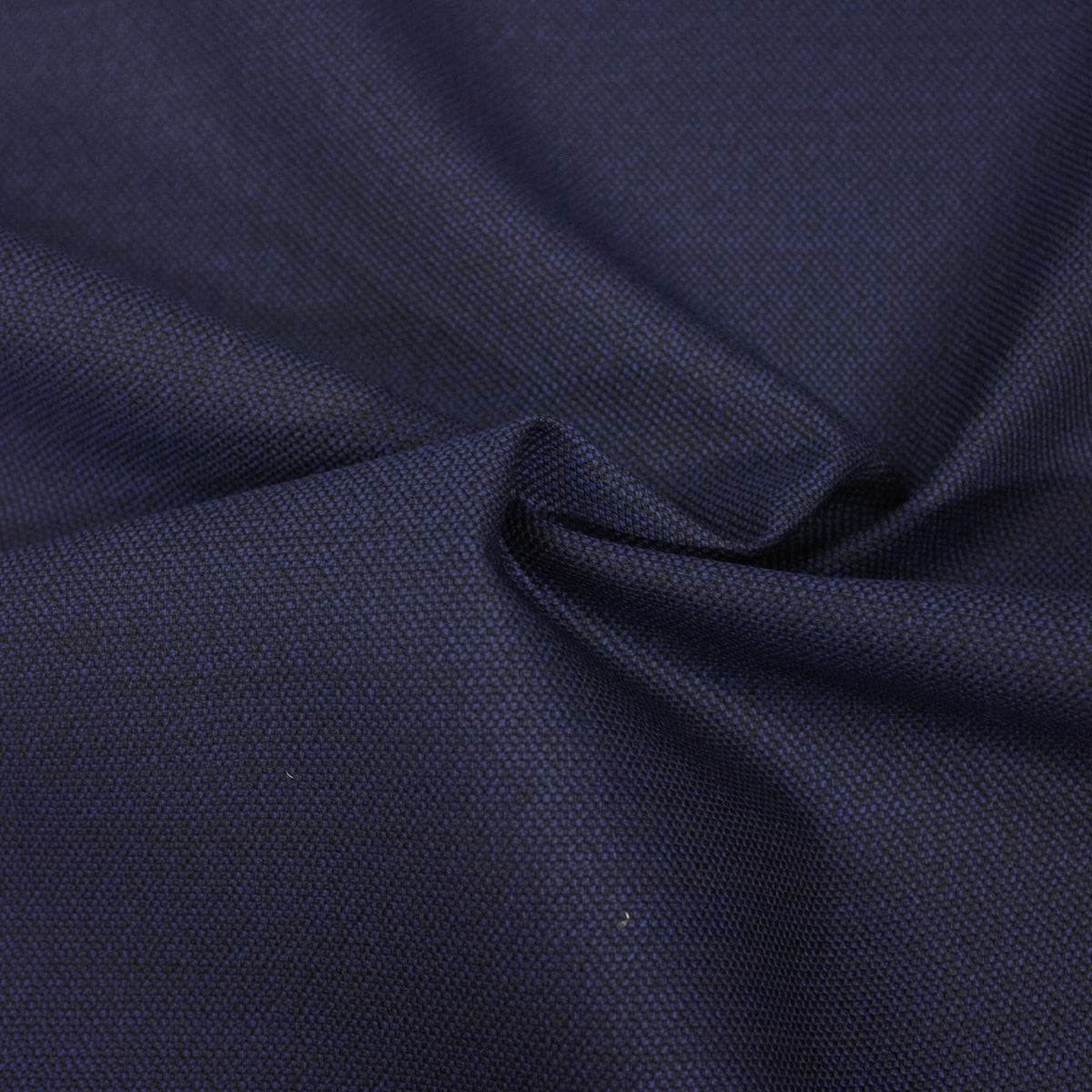 Blue Virgin Wool Fabric Water Resistant | THE FABRIC SALES
