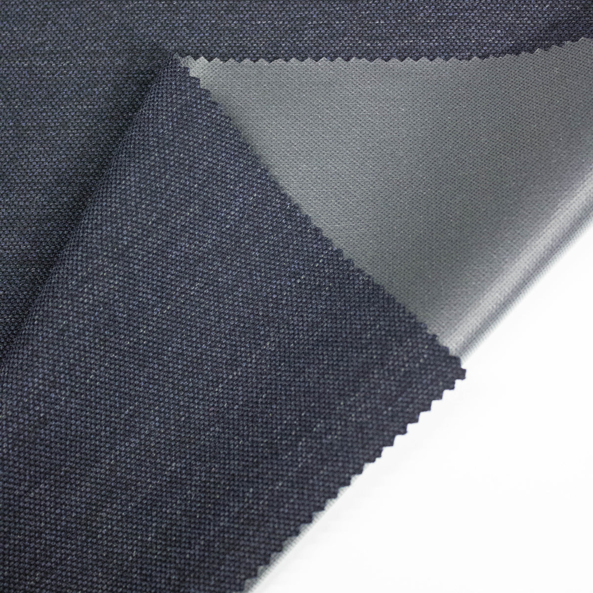Blue Virgin Wool Fabric Water Resistant | THE FABRIC SALES