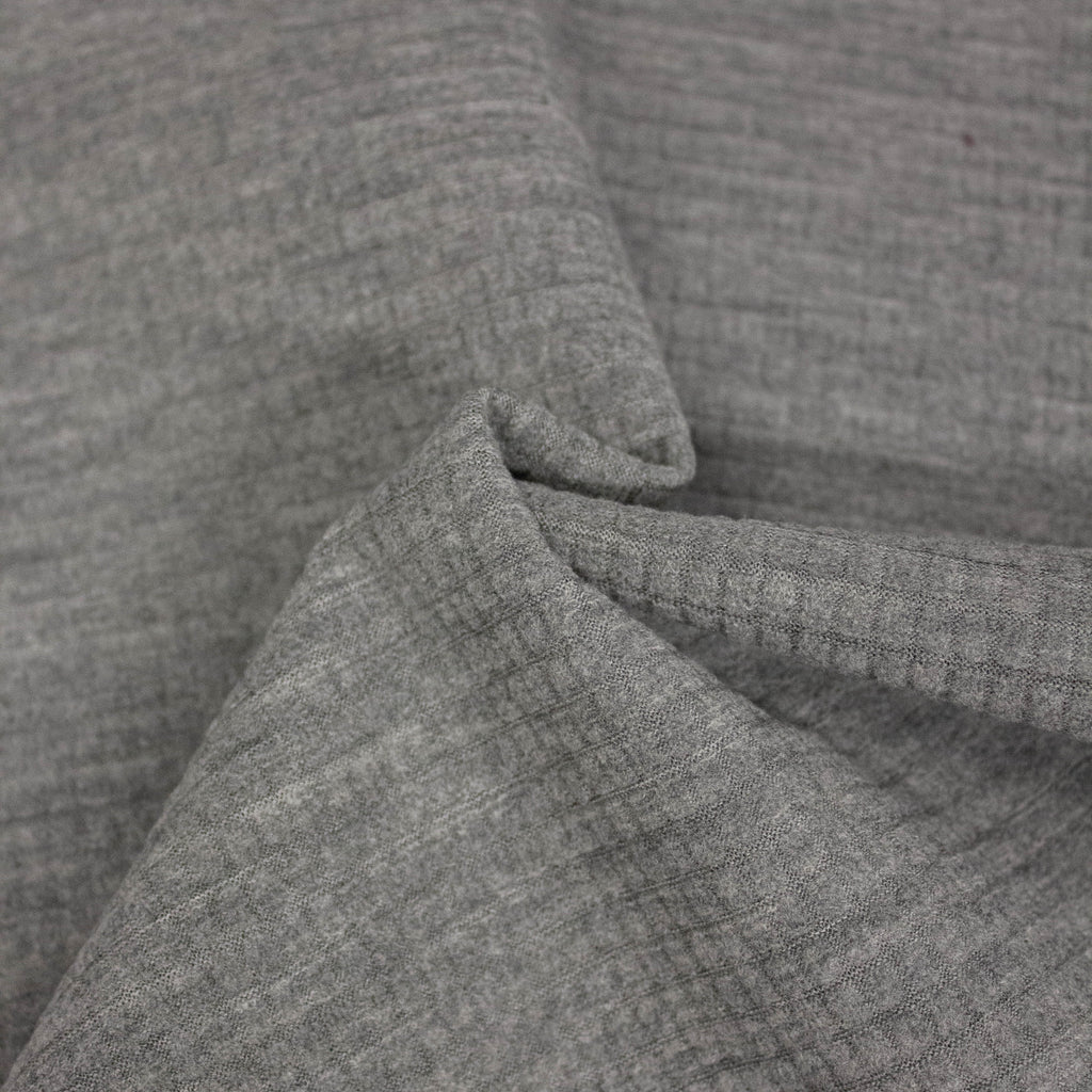 Grey Textured Polyester Fabric Water Resistant | THE FABRIC SALES