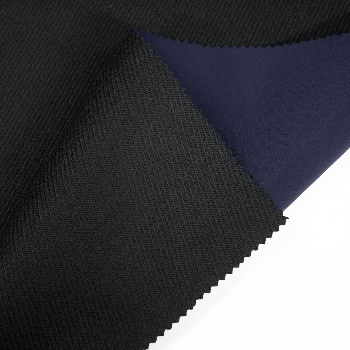 Black Virgin Wool Fabric Water Resistant | THE FABRIC SALES