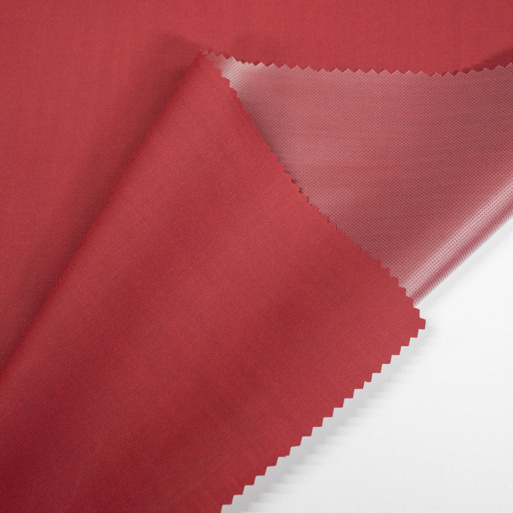 Virgin Wool Fabric Water Resistant Red | THE FABRIC SALES