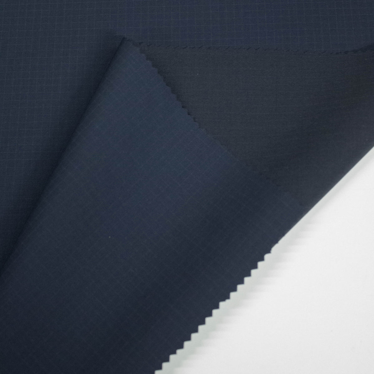 Blue Check Virgin Wool Fabric Water Resistant | THE FABRIC SALES