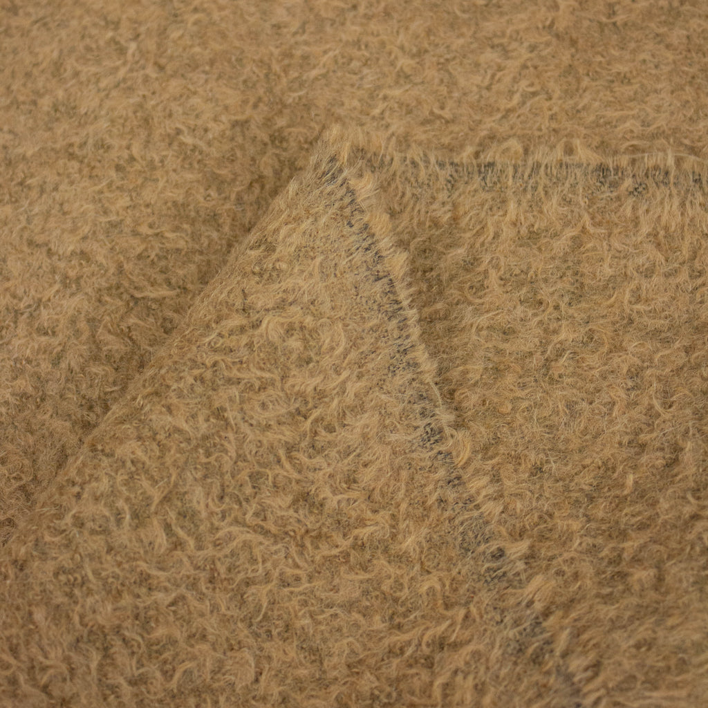 Llama Wool Double Face Fabric Camel | THE FABRIC SALES