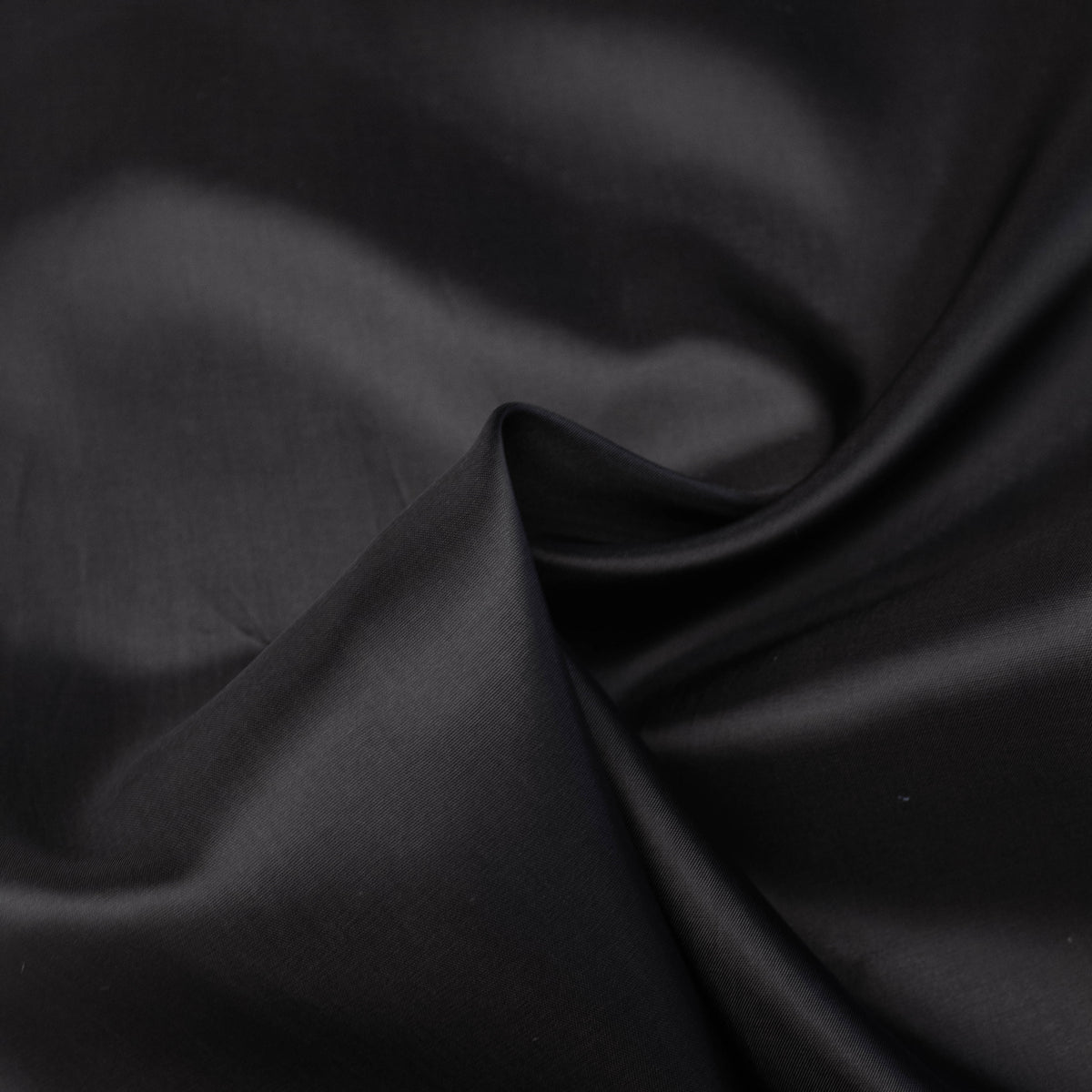 Lucy Black Polyester Lining Fabric | THE FABRIC SALES
