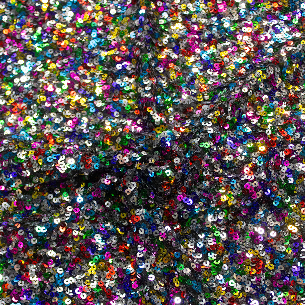 Polyester Fabric | Sequins | Multicolour | THE FABRIC SALES