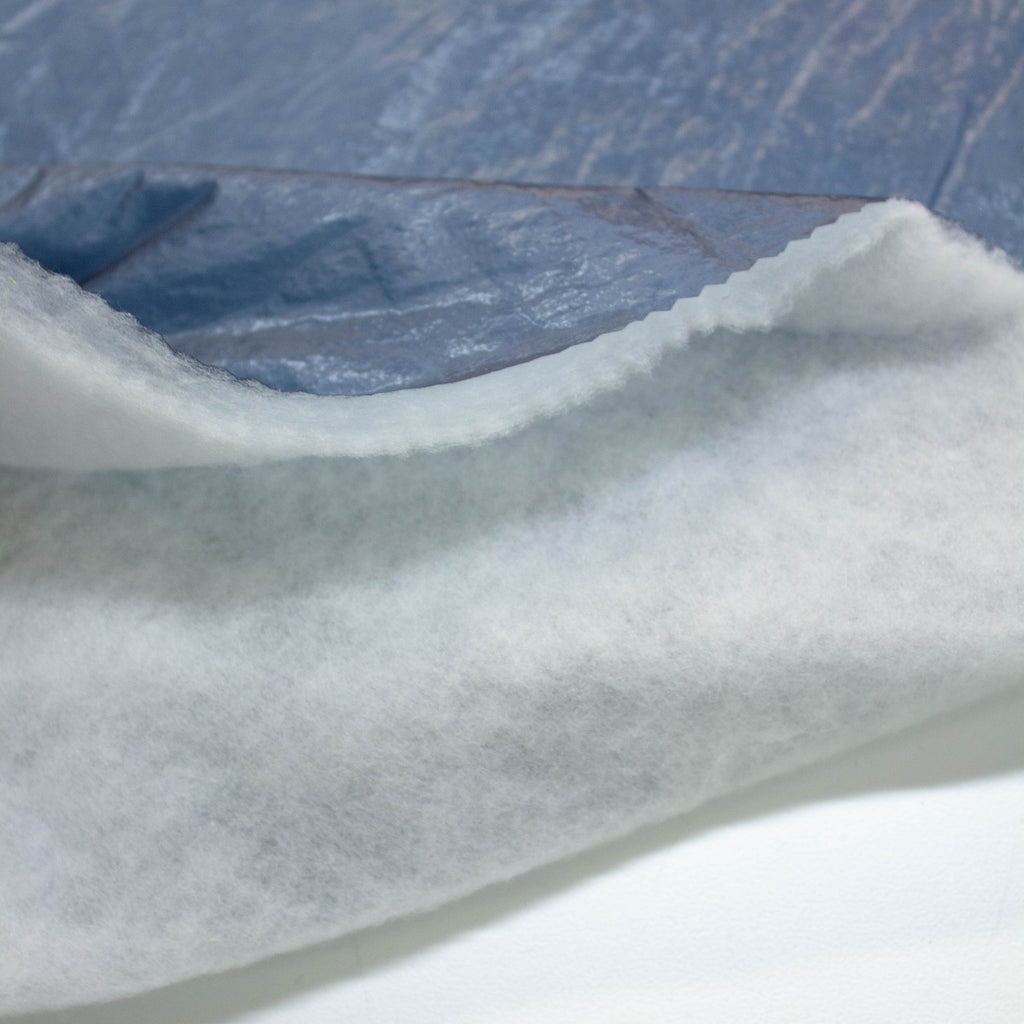 Wadding Fabric Blue Nylon Coated | THE FABRIC SALES