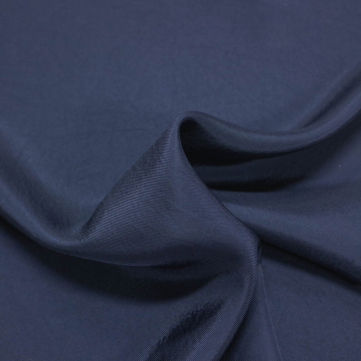 June Navy Blue Polyester Lining Twill | THE FABRIC SALES