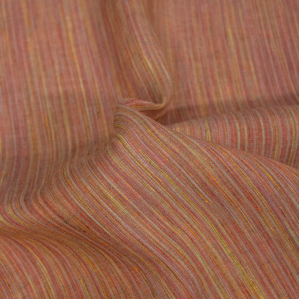 Rust Orange Linen Fabric | THE FABRIC SALES