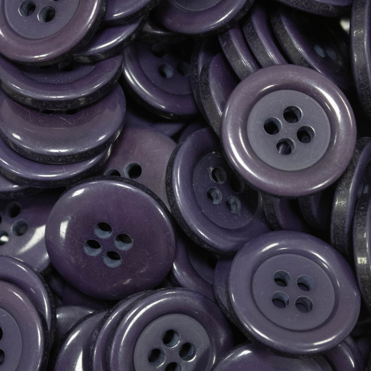 Purple 4-Hole Plastic Button 32mm | THE FABRIC SALES