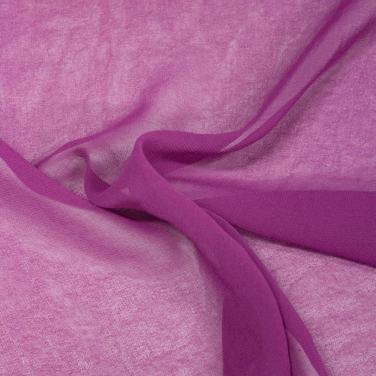 Mijan Orchid Purple Polyester Voile Fabric | THE FABRIC SALES