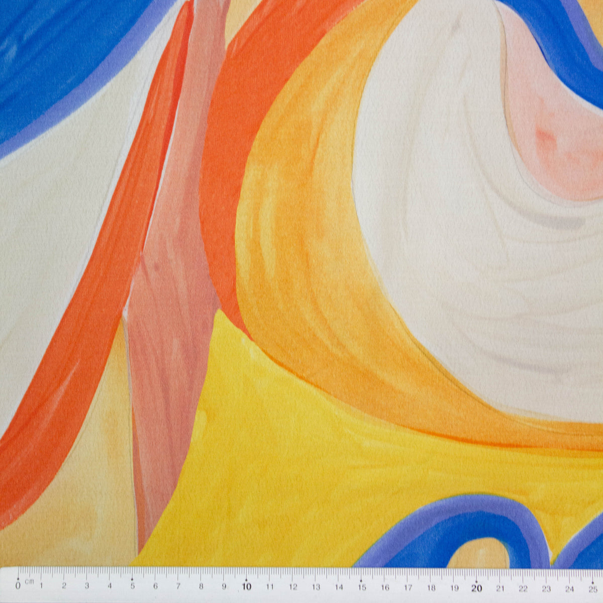 Jurr Multicolour Abstract Viscose Fabric | THE FABRIC SALES