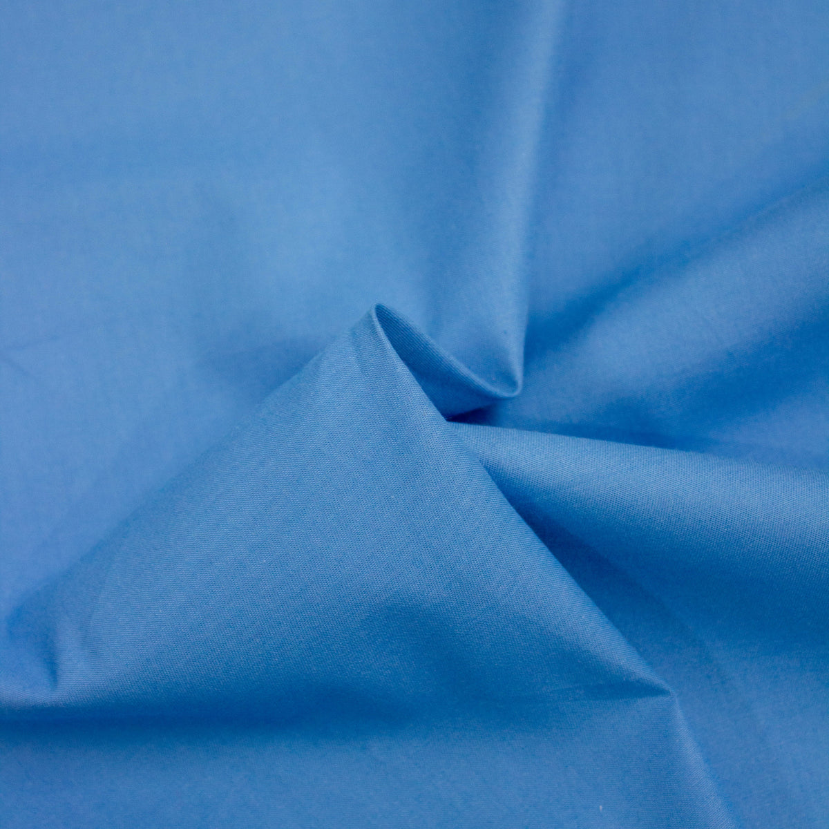 Cotton Twill Fabric | Azur Blue | Deadstock Fabric | THE FABRIC SALES