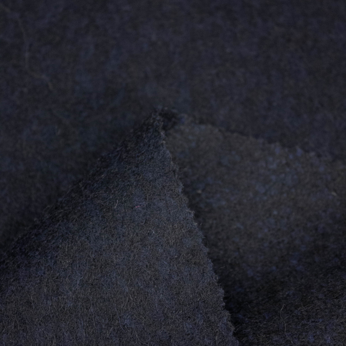 Wool Fabric | Dark Blue | Deadstock Fabric | THE FABRIC SALES