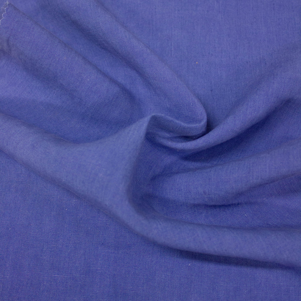 Tana Blue Cotton Linen Blend Fabric - COUPON 120CM | THE FABRIC SALES
