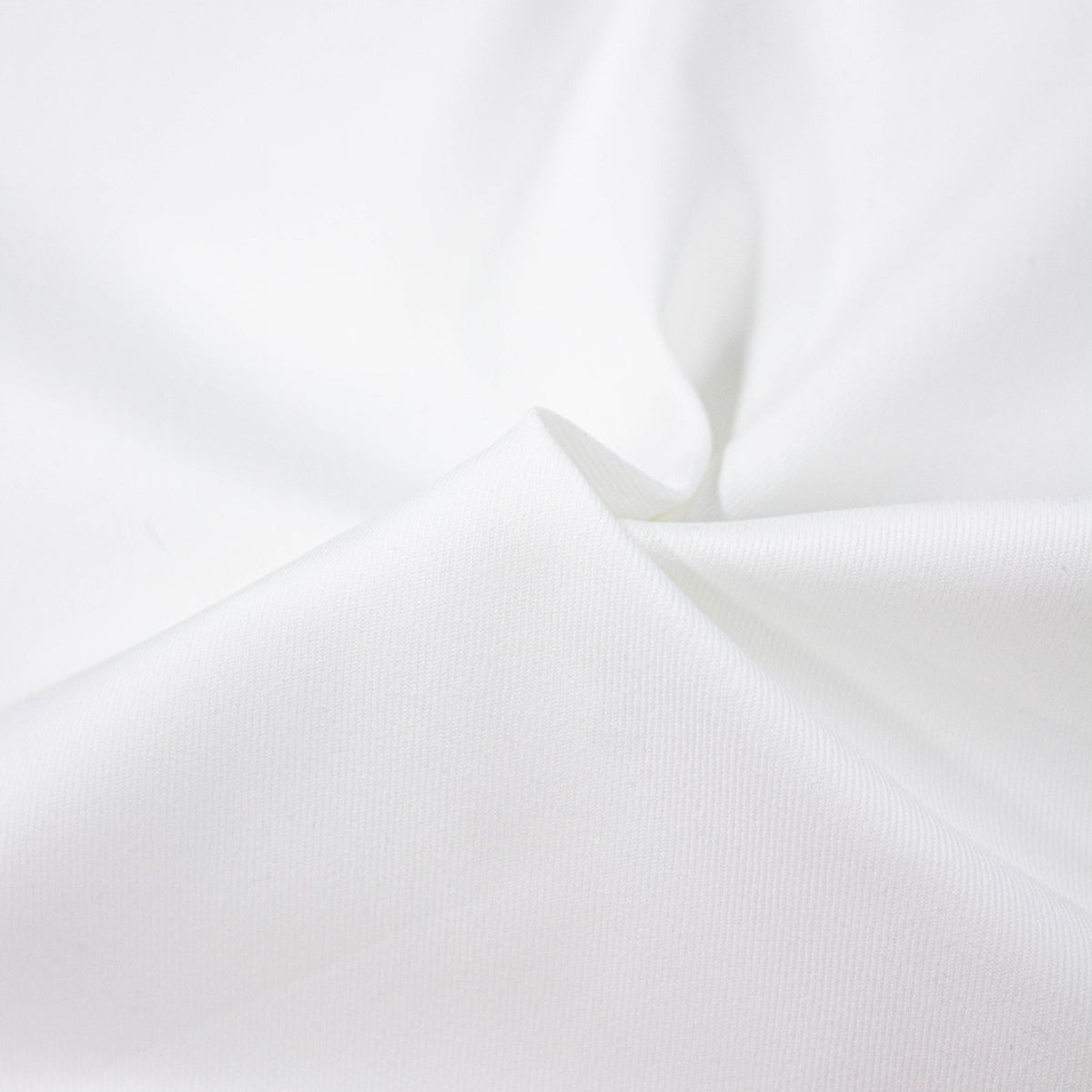 Janne Off White Cotton Stretch Twill Ready to Dye Fabric | THE FABRIC SALES