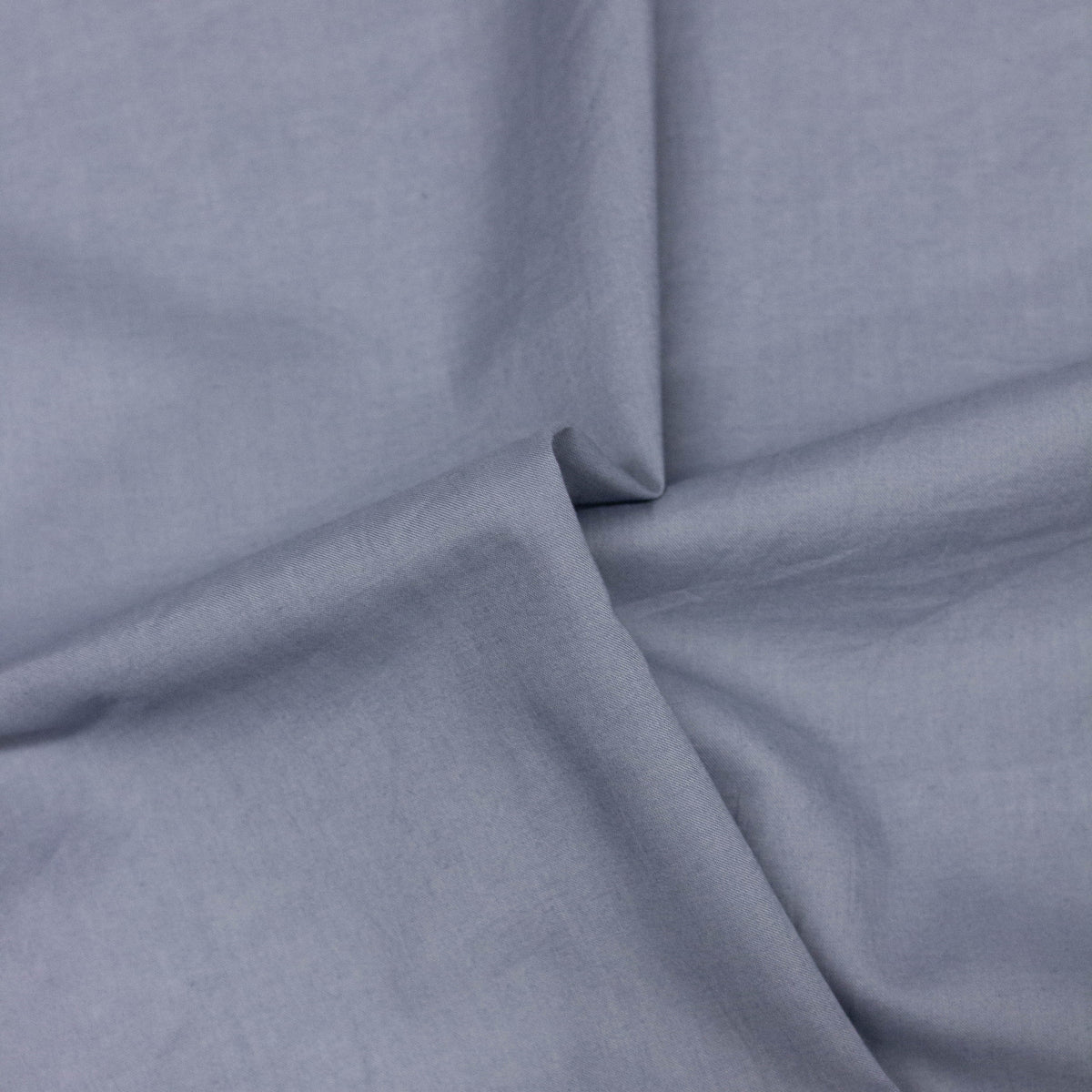 Cotton Lining Fabric | Greyish Blue | Deadstock Fabric | THE FABRIC SALES