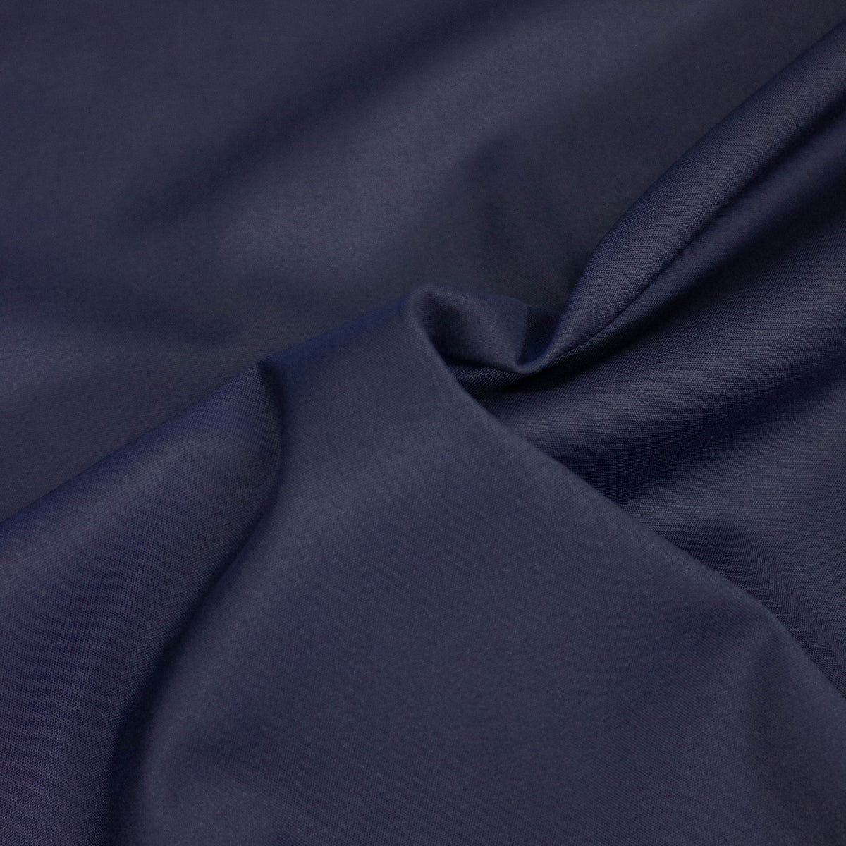 Navy Blue PolyCotton Stretch Fabric | THE FABRIC SALES