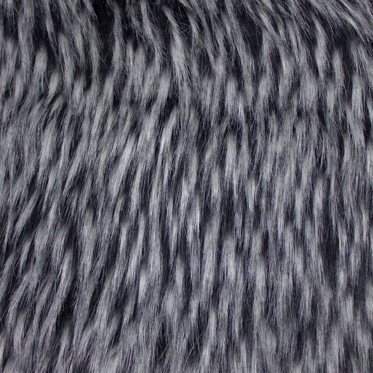 Labu Anthracite Black Fake Fur Fabric - ONLINE EXCLUSIVE - | THE FABRIC ...