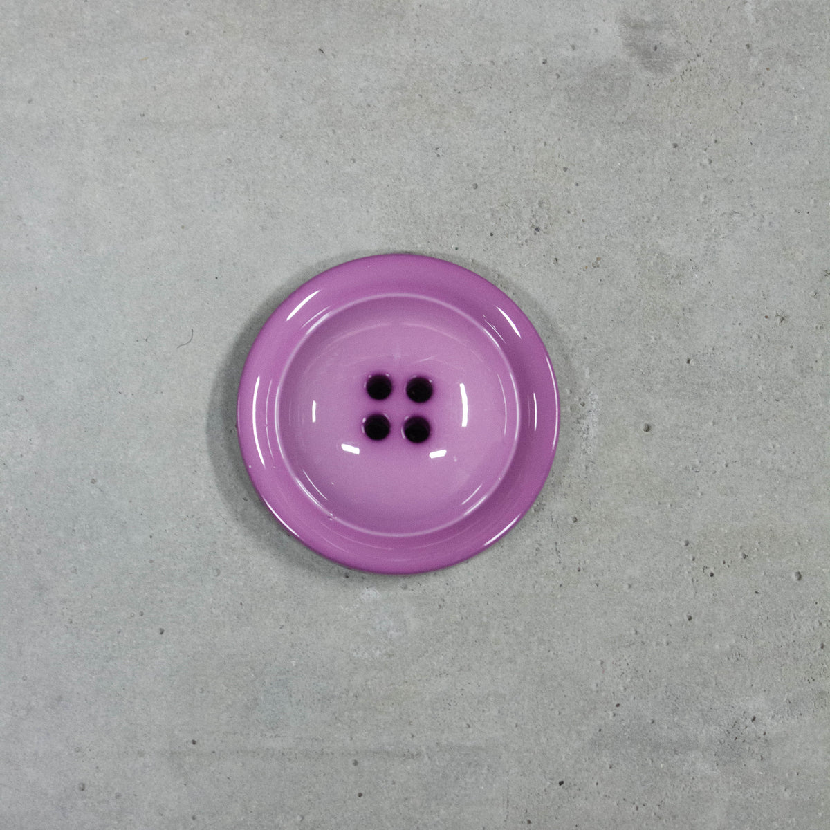 Lilac Purple Plastic 4-Hole Button 34mm | THE FABRIC SALES