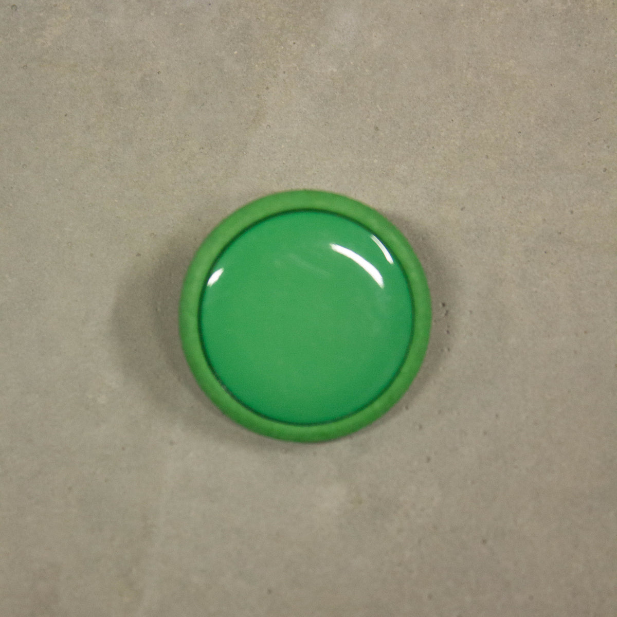 Green Plastic Button 30mm | THE FABRIC SALES