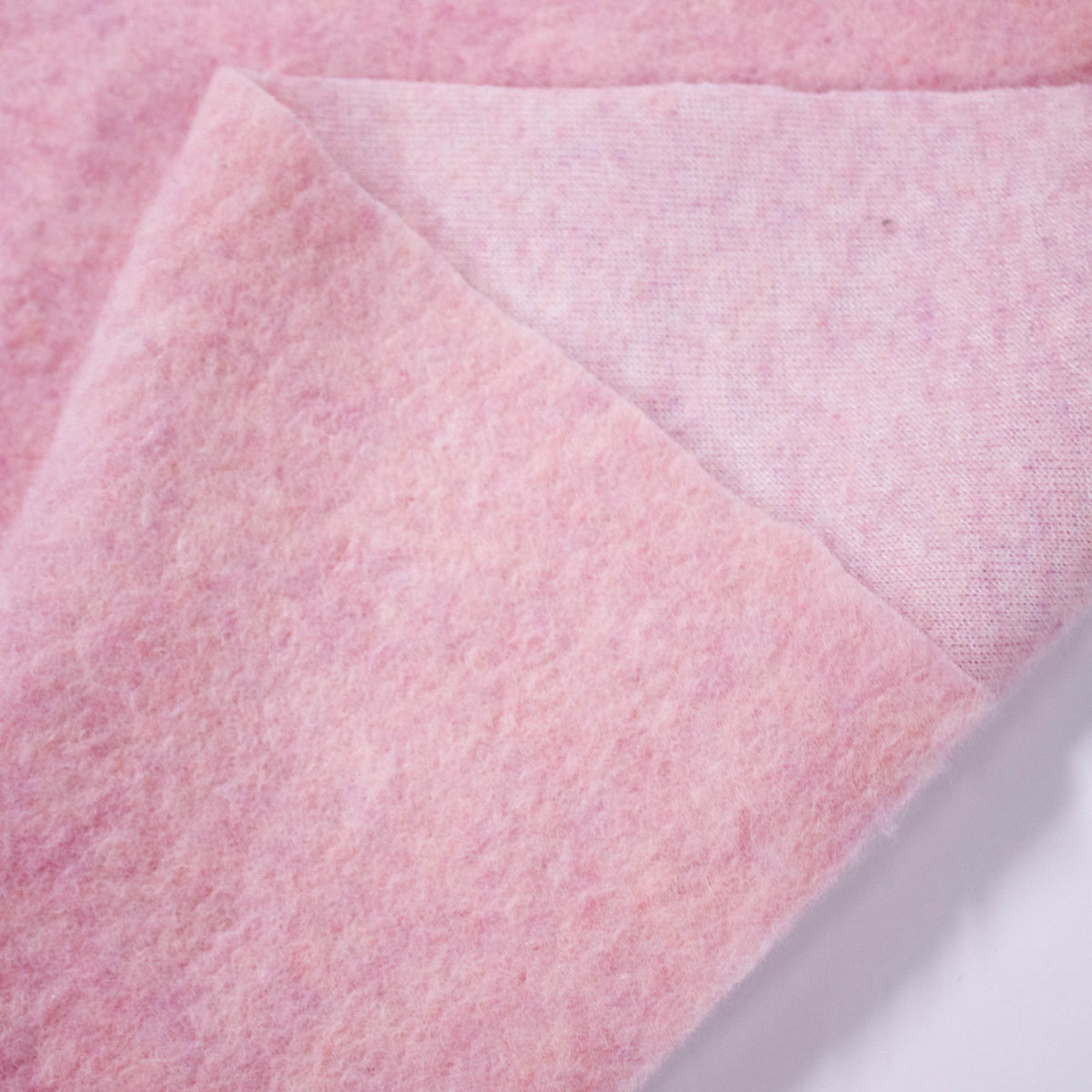 Wool Blend Boiled Jersey Fabric | Pink | Deadstock Fabric | THE FABRIC ...