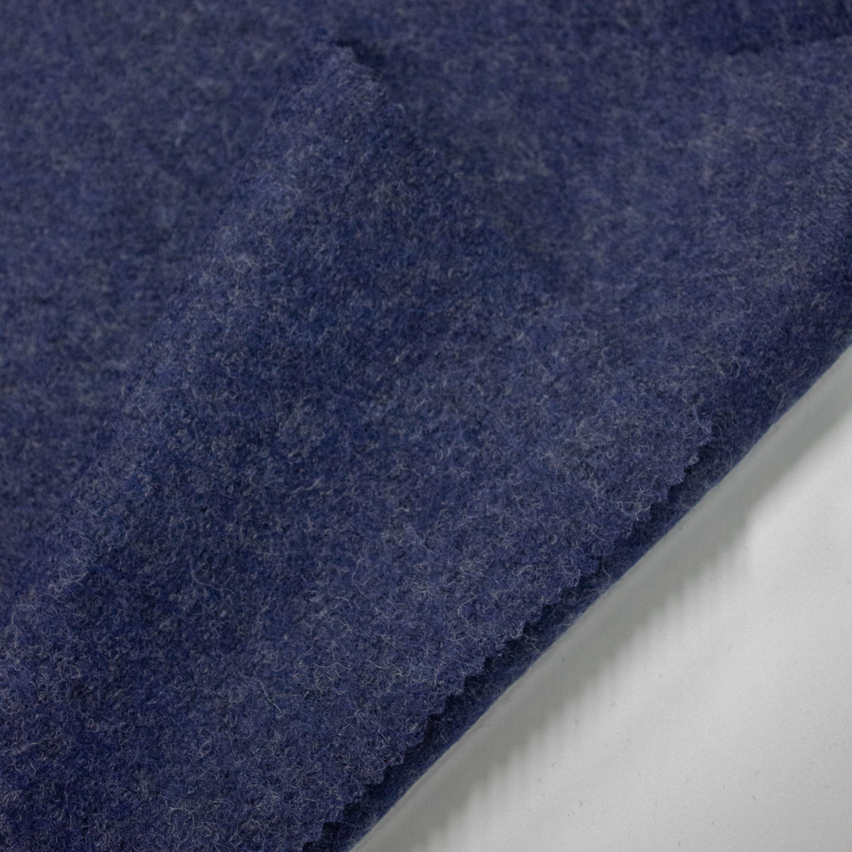 Balyn Blue Boiled Wool Jersey Fabric | THE FABRIC SALES