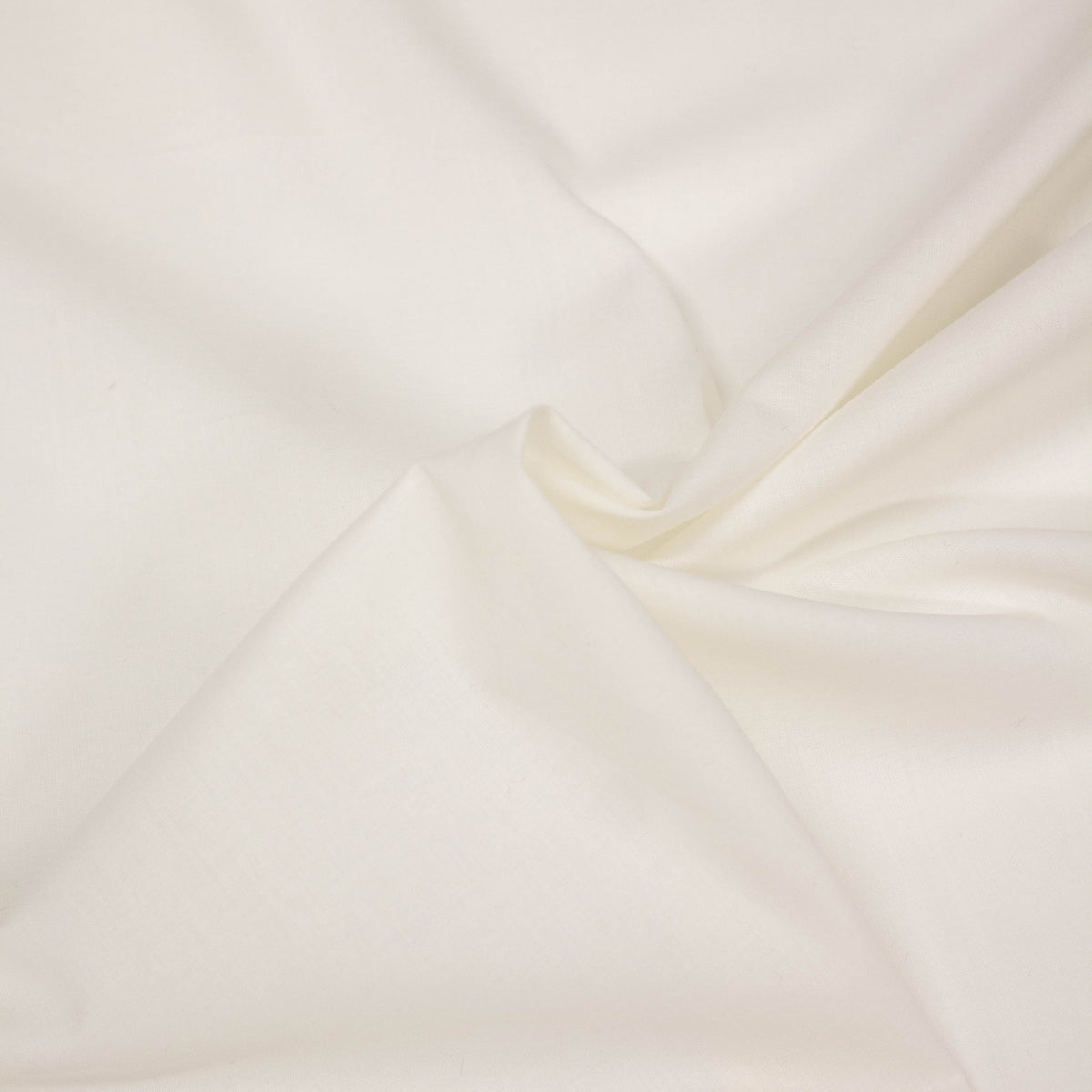 Cotton Fabric | Ivory White | Deadstock Fabric | THE FABRIC SALES