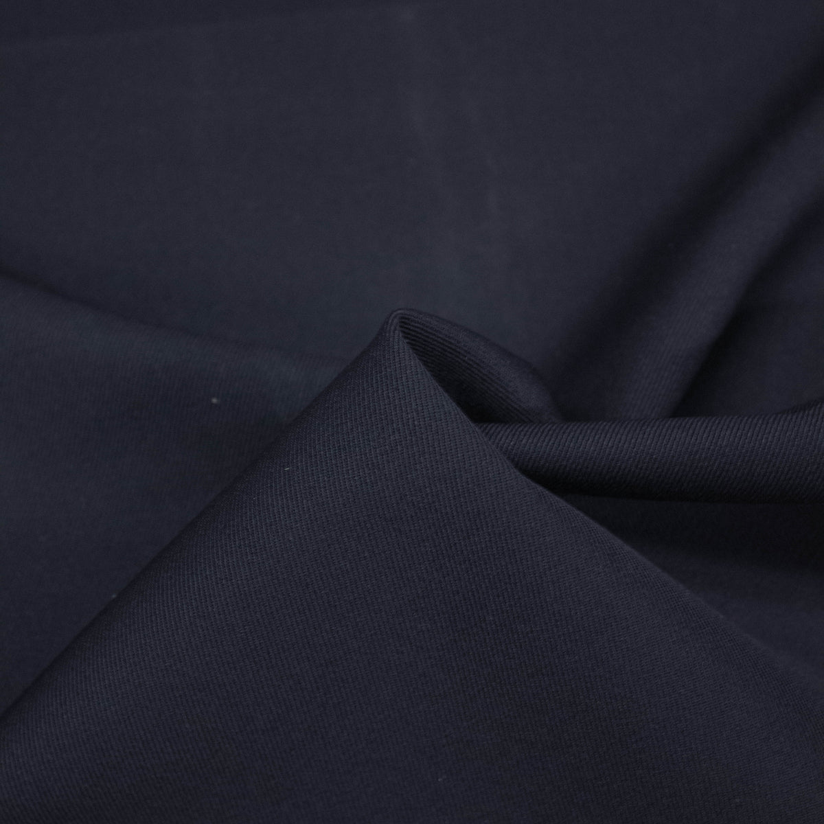 Wess Navy Blue Wool Suiting Twill Fabric | THE FABRIC SALES