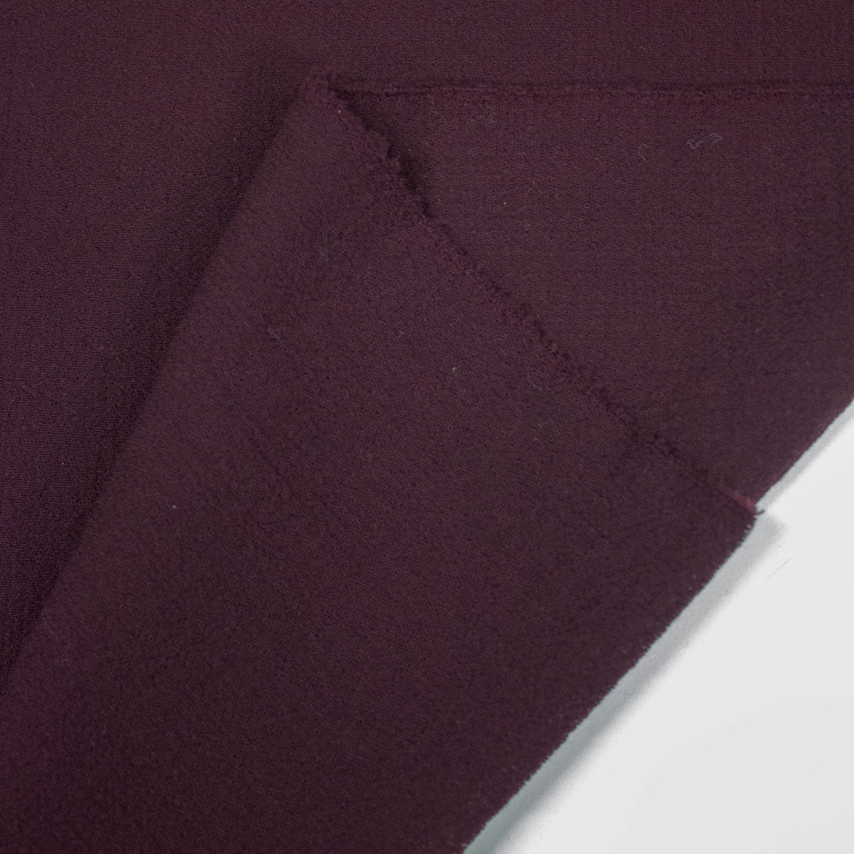 Wool Crepe Fabric | Stretch | Deep Burgundy | THE FABRIC SALES