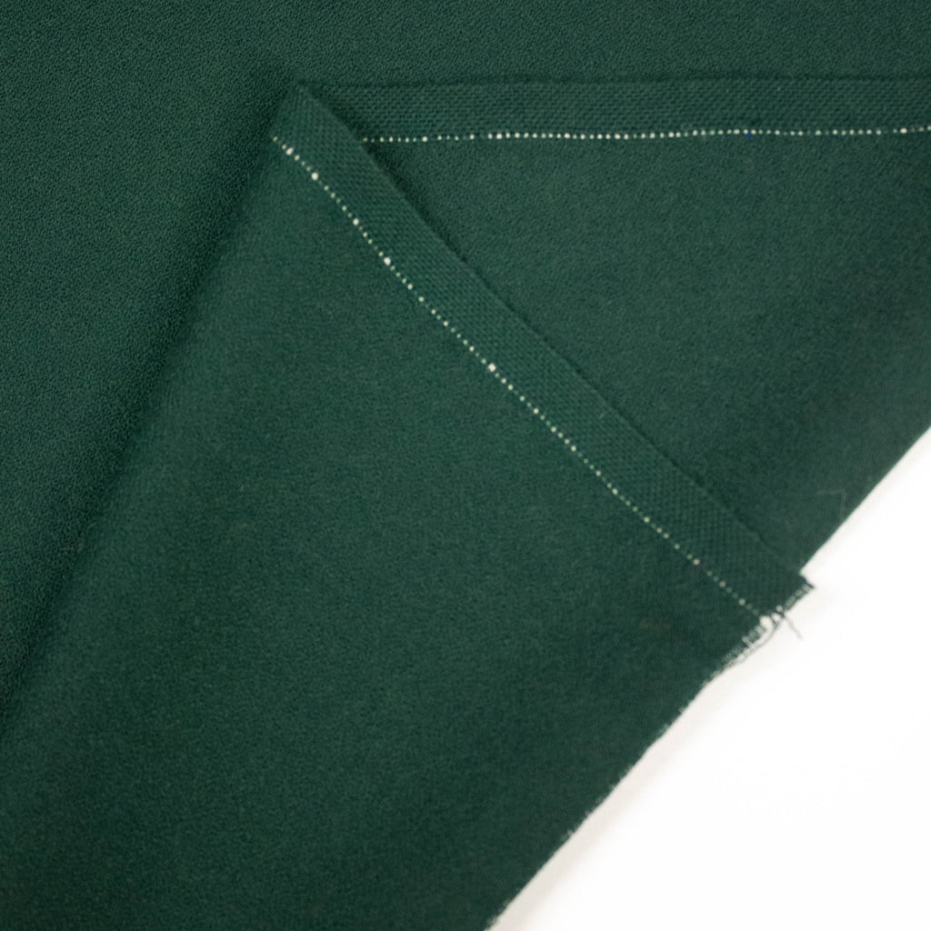 Wool Crepe Fabric Green | THE FABRIC SALES