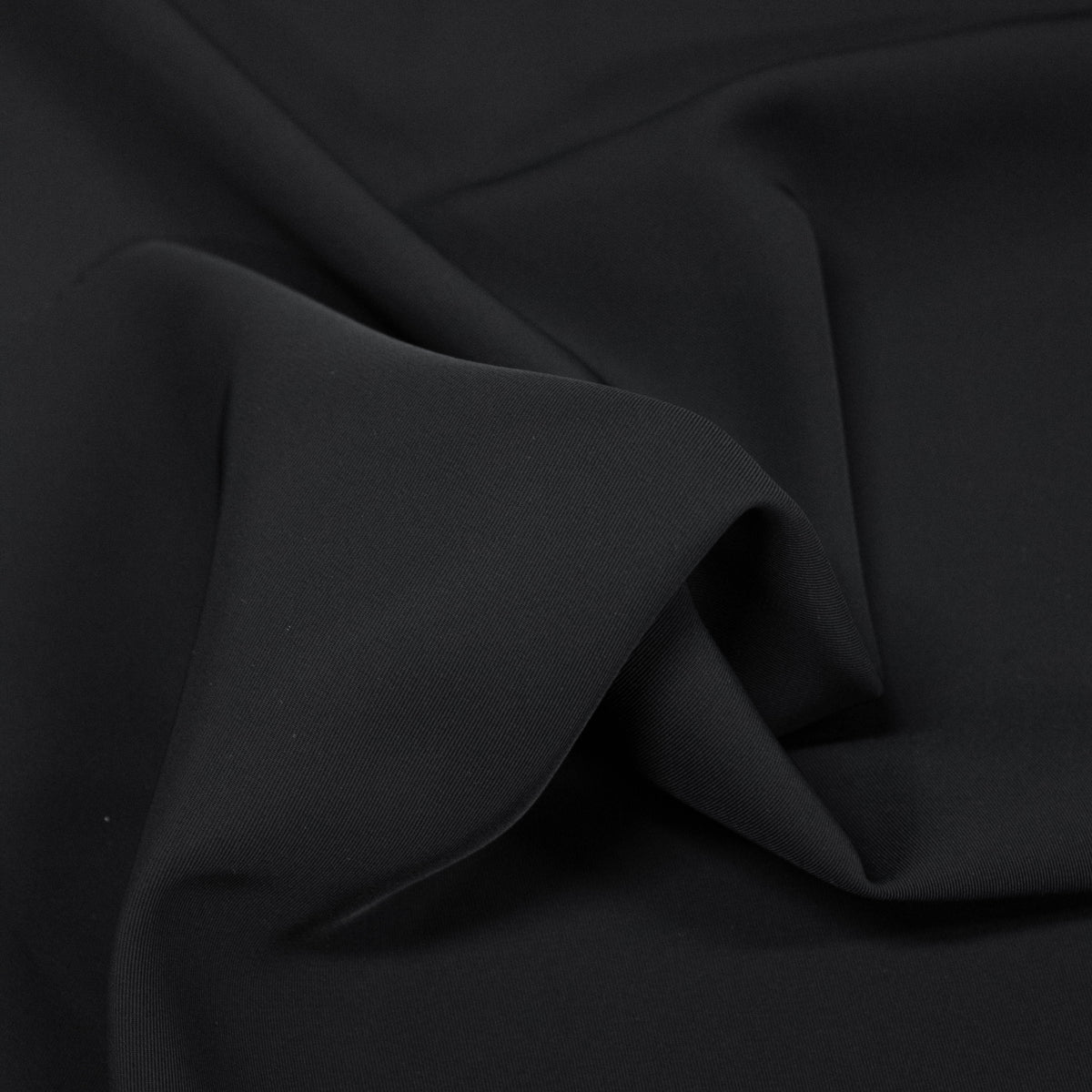 Loes Black Polyester Fabric | THE FABRIC SALES