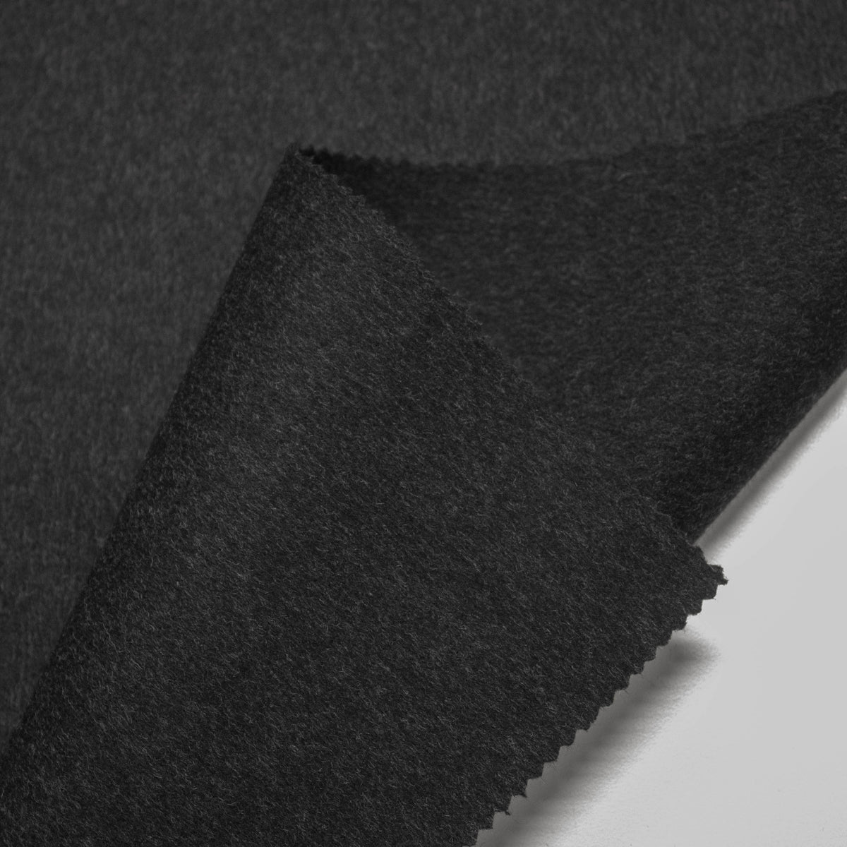 Wool Molton Double Face Fabric Grey | THE FABRIC SALES