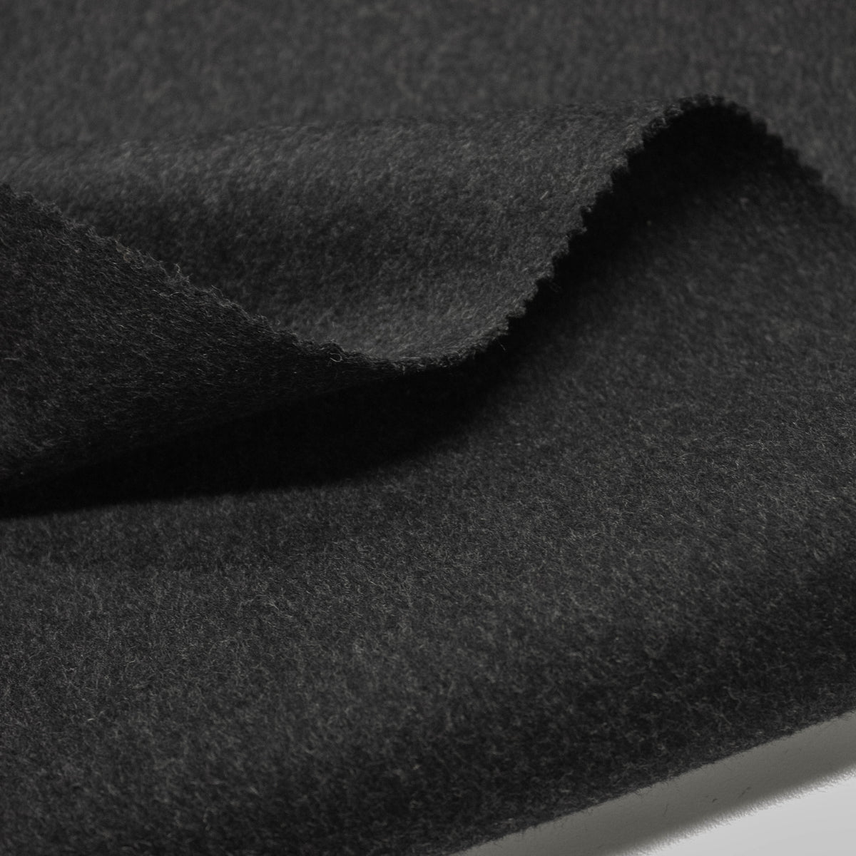 Wool Molton Double Face Fabric Grey | THE FABRIC SALES