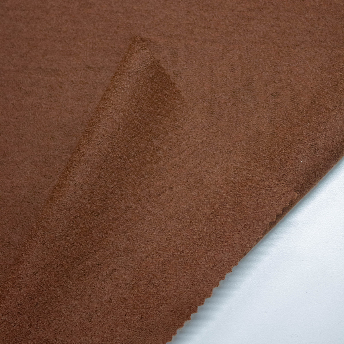 Wool Boiled Fabric | Brown | Deadstock Fabric | THE FABRIC SALES