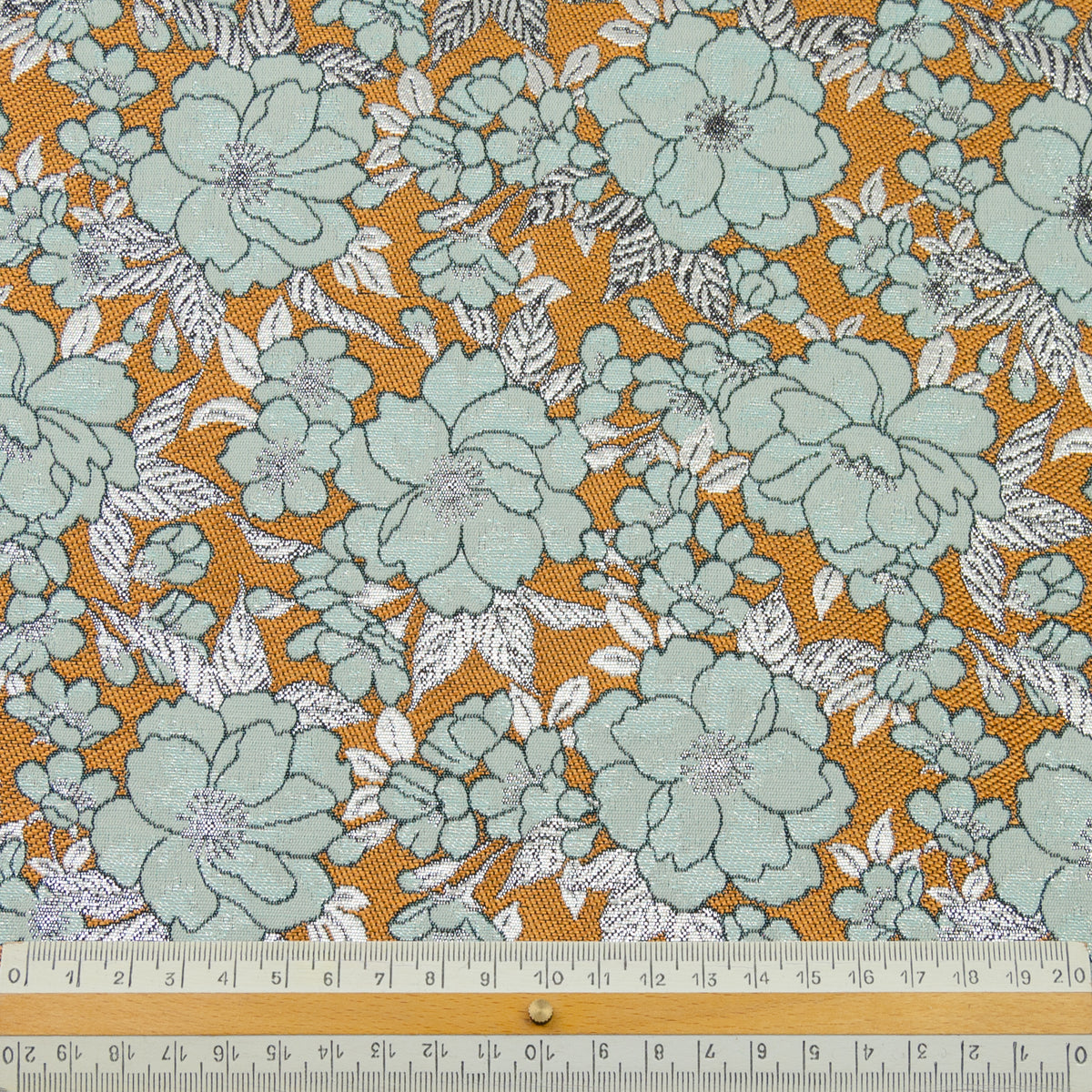Emery Flowers Jacquard Polyester Blend Fabric | THE FABRIC SALES