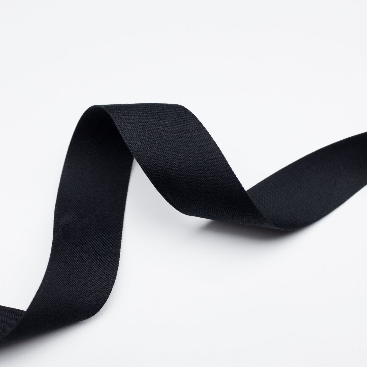 Navy Blue Cotton Ribbon 25mm | THE FABRIC SALES