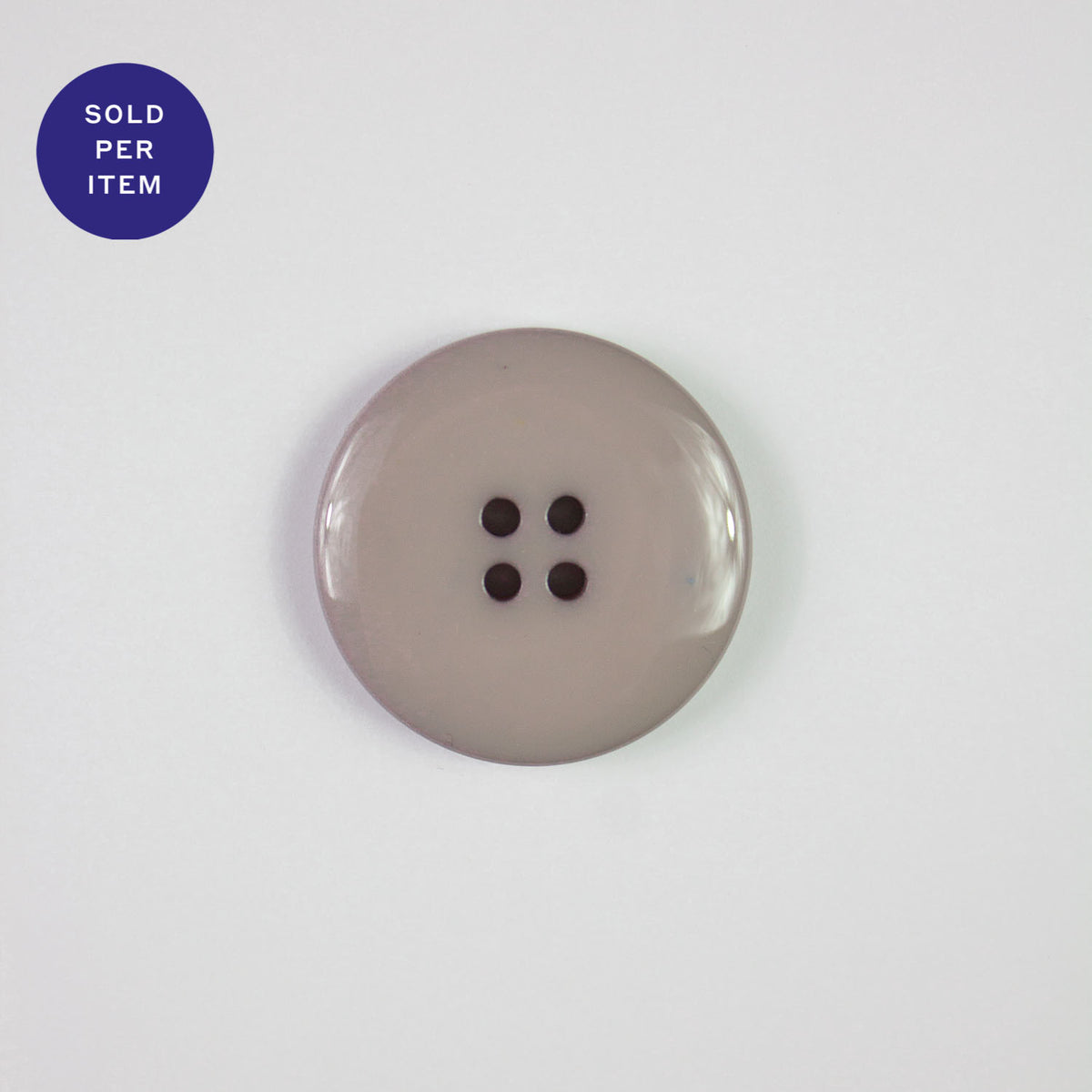June Lilac 4-Hole Plastic Button Glossy | THE FABRIC SALES