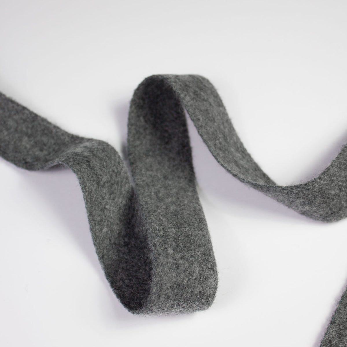Grey Wool Bias Tape 30mm | THE FABRIC SALES