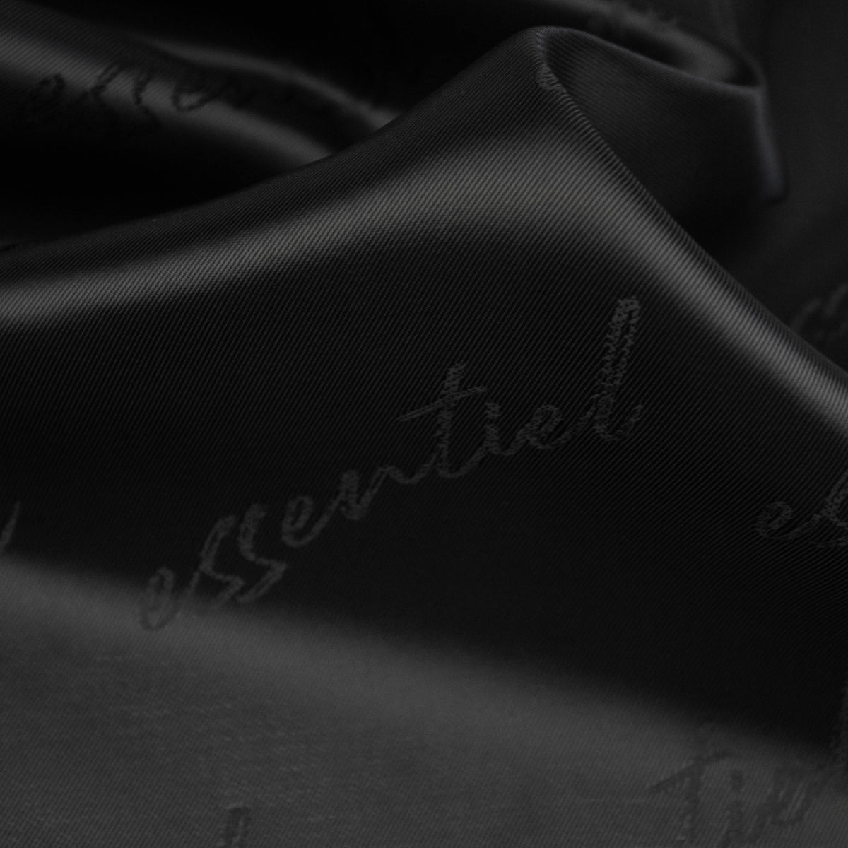 Viscose Lining Fabric | Jacquard | Black | THE FABRIC SALES