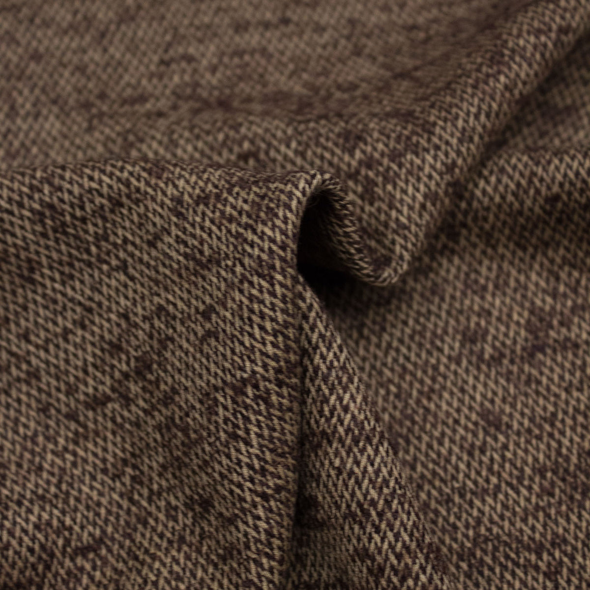 Bayan Brown Beige Wool SHOWROOM SAMPLE 34CM X 60CM | THE FABRIC SALES