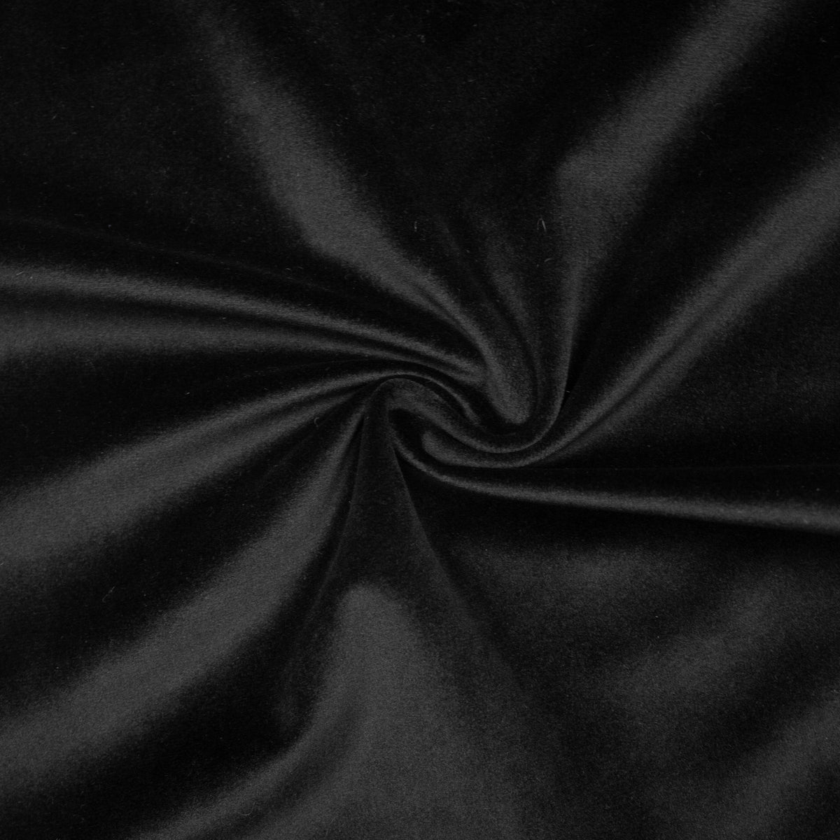 Litta Black Polyester Velvet Fabric | THE FABRIC SALES