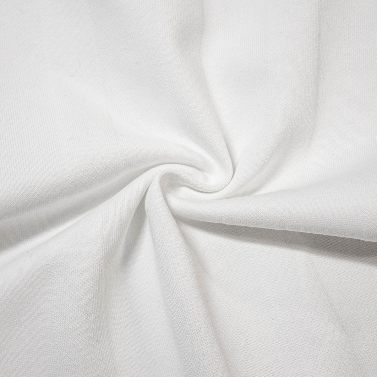 Anna Off White Vertical Striped Cotton Sweater Jersey Fabric | THE ...